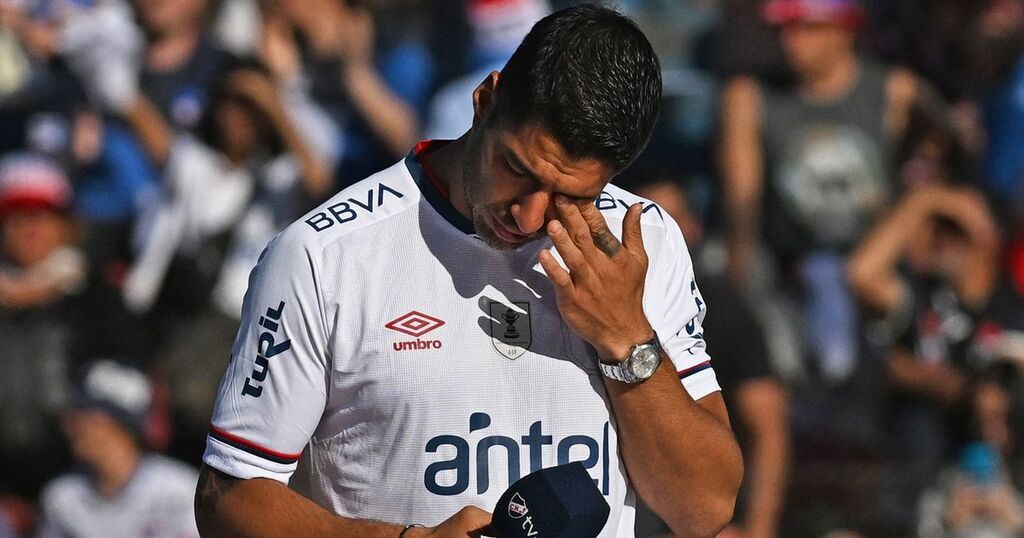 Luis Suarez reduced to tears during emotional farewell…