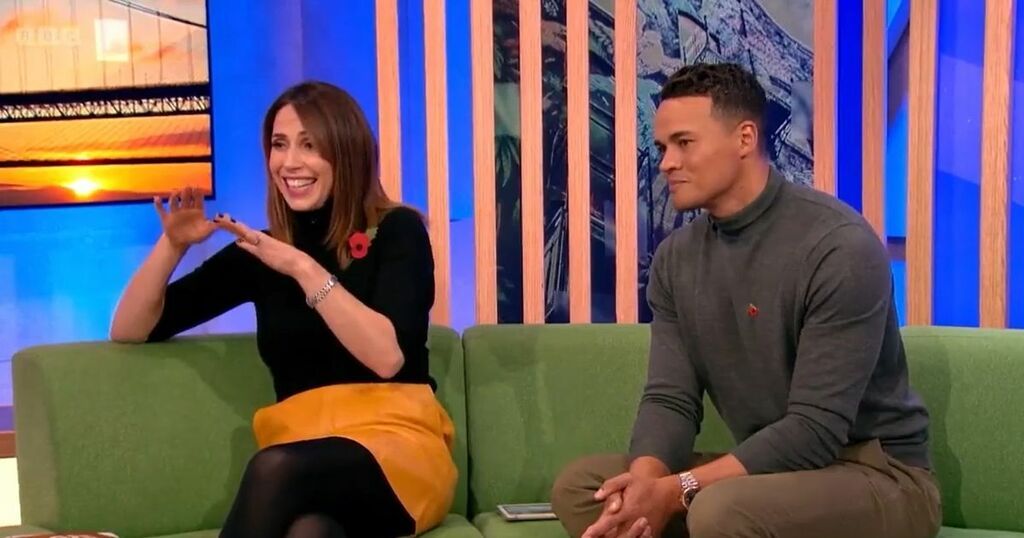 Alex Jones fights back tears on BBC The One Show over…