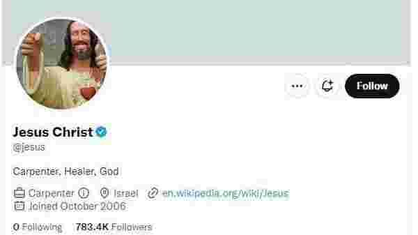 Jesus Christ is now verified on Twitter! Is Blue tick…