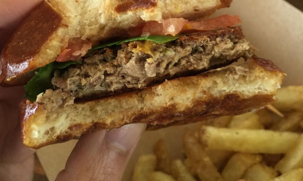 It looks like a burger, tastes like a burger – but…