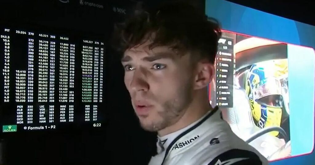 Fans react as cameras capture Pierre Gasly's reaction…