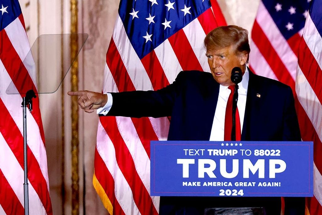 What is Donald Trump announcing today?