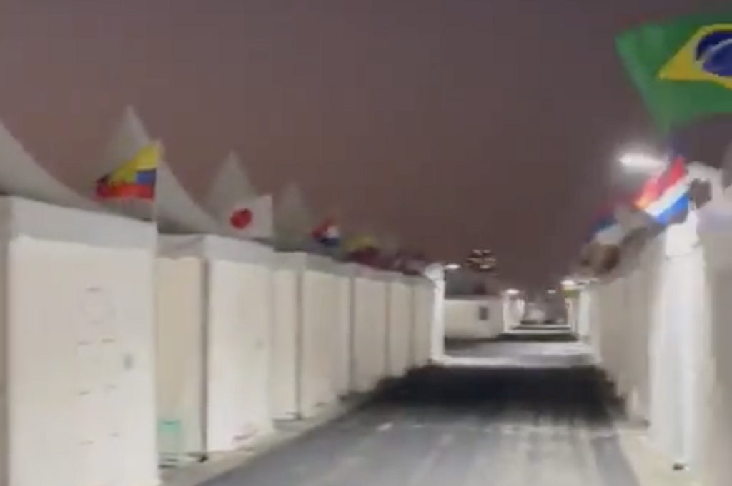 A video from Qatar’s FIFA World Cup tent village has…