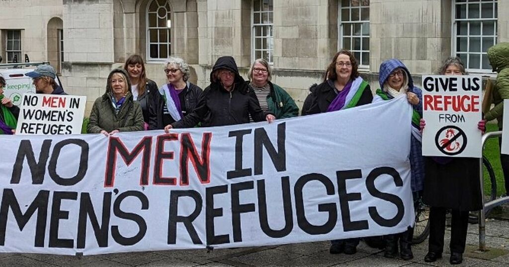 Group protest in Leeds city centre over 'safeguarding…