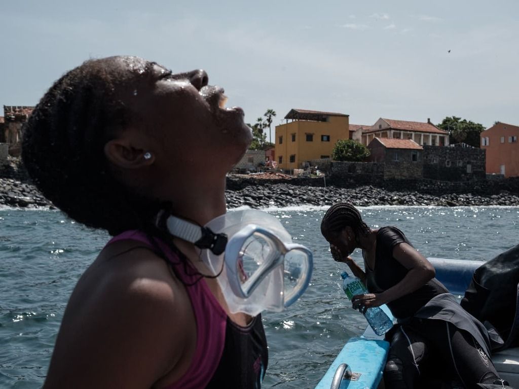 The African scuba divers rewriting the slave trade…