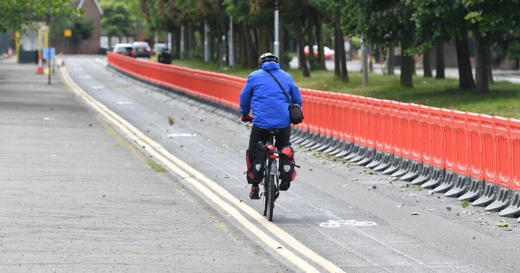 Permanent installation of city cycle lanes move step…