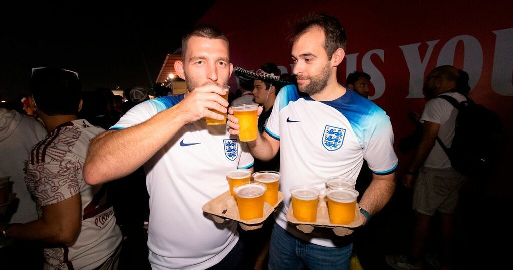 World Cup FanFest opens: England fans taste £12 pints,…