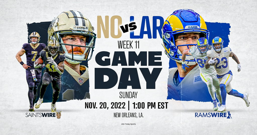 Saints vs. Rams: Game time, broadcast map, TV…