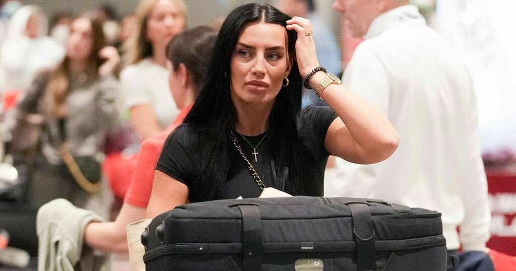 England WAGS ooze glamour as they land in Qatar while…