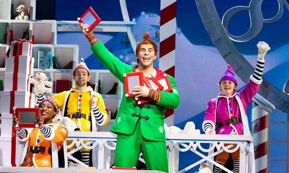 Elf the Musical review – Buddy’s back with some syrupy…