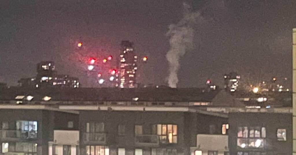 London 'explosion': Smoke billowing across capital…