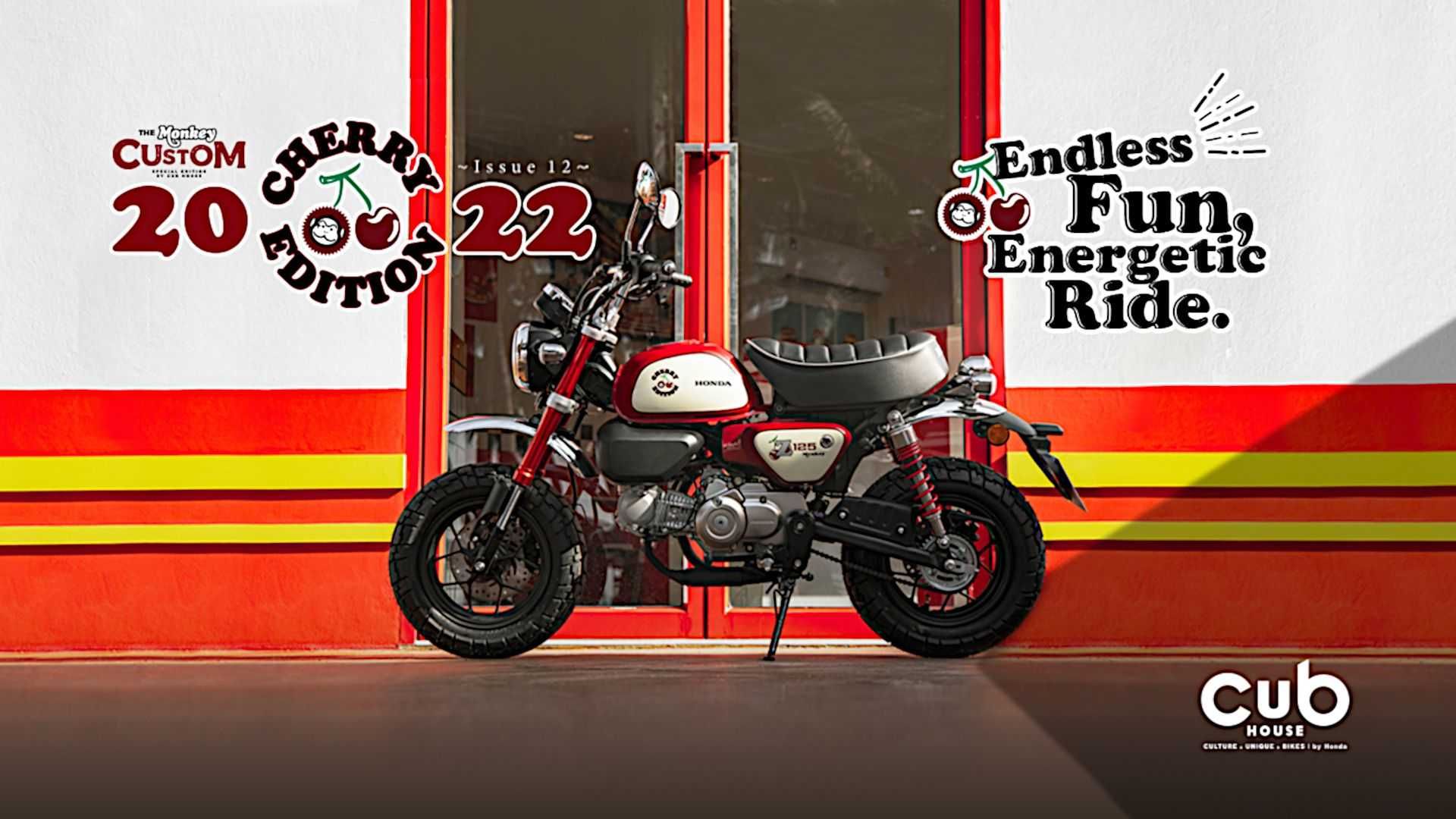 2022 Honda Monkey 125 Cherry Edition Shown Off By Cub…