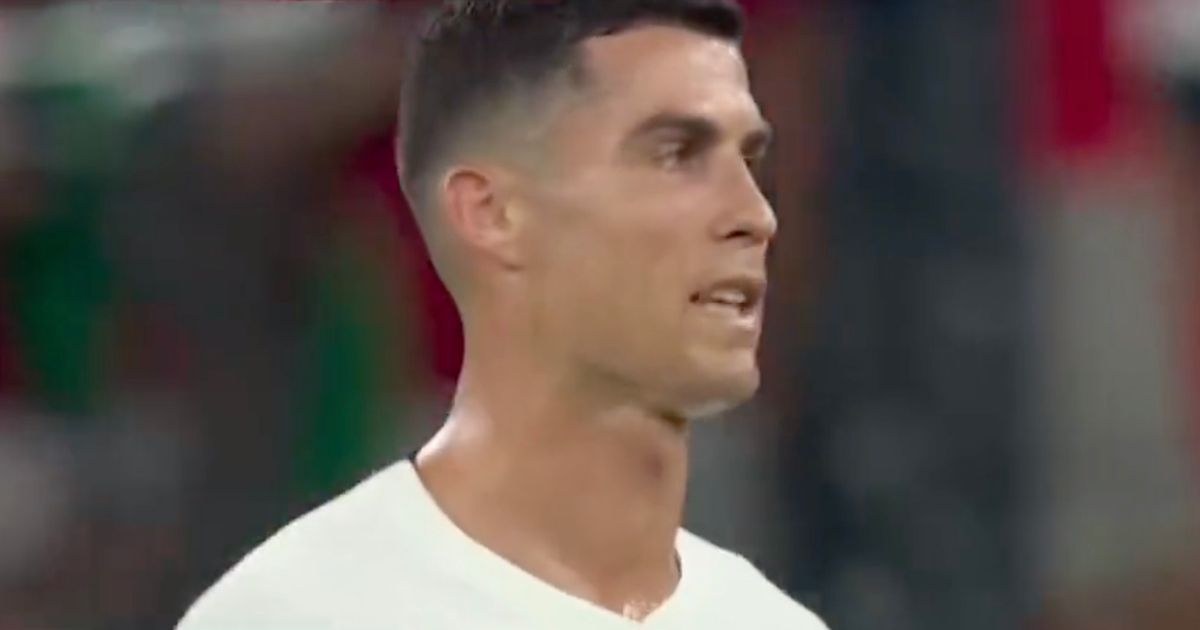Cristiano Ronaldo's "angry" comment after being…