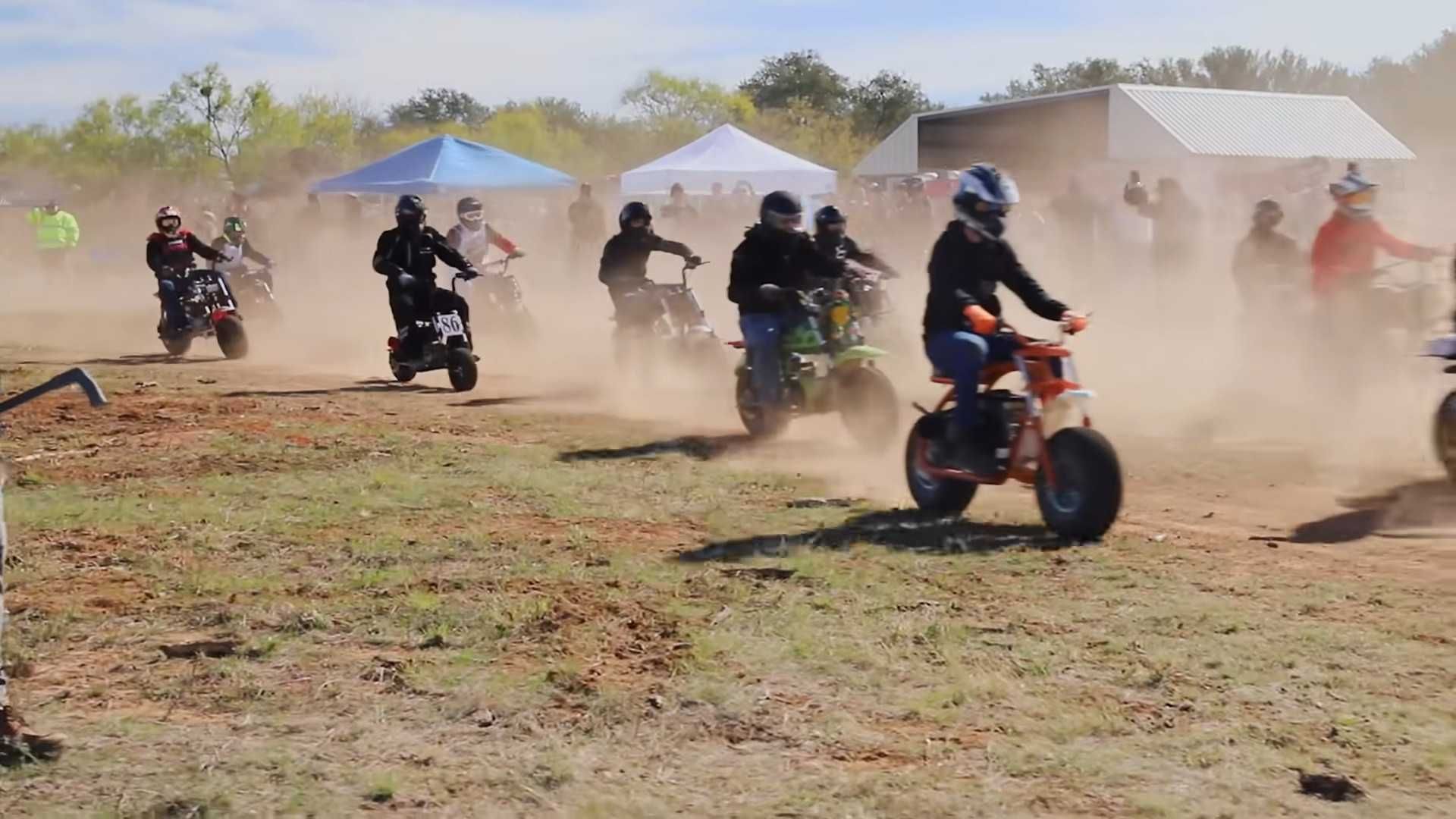 This Minibike Enduro Race Is Completely Out Of Its…
