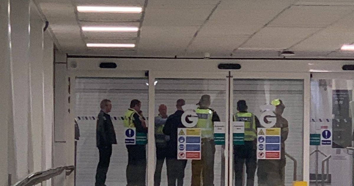 Glasgow Airport locked down and passengers stuck in…