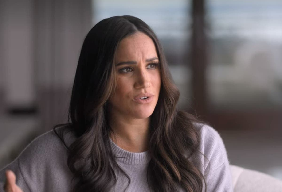 Meghan Markle says her race was only ever ‘made an…