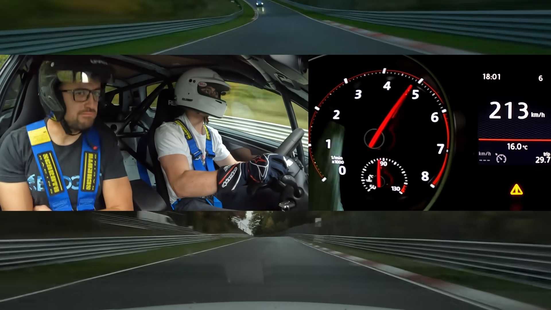 VW Golf GTI Driver Pushes To The Very Limit In…