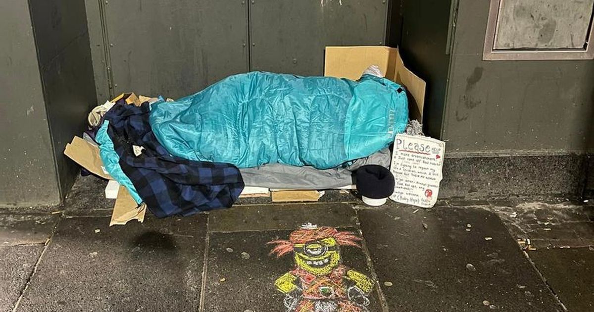 Shocking photos show Edinburgh's homeless using…