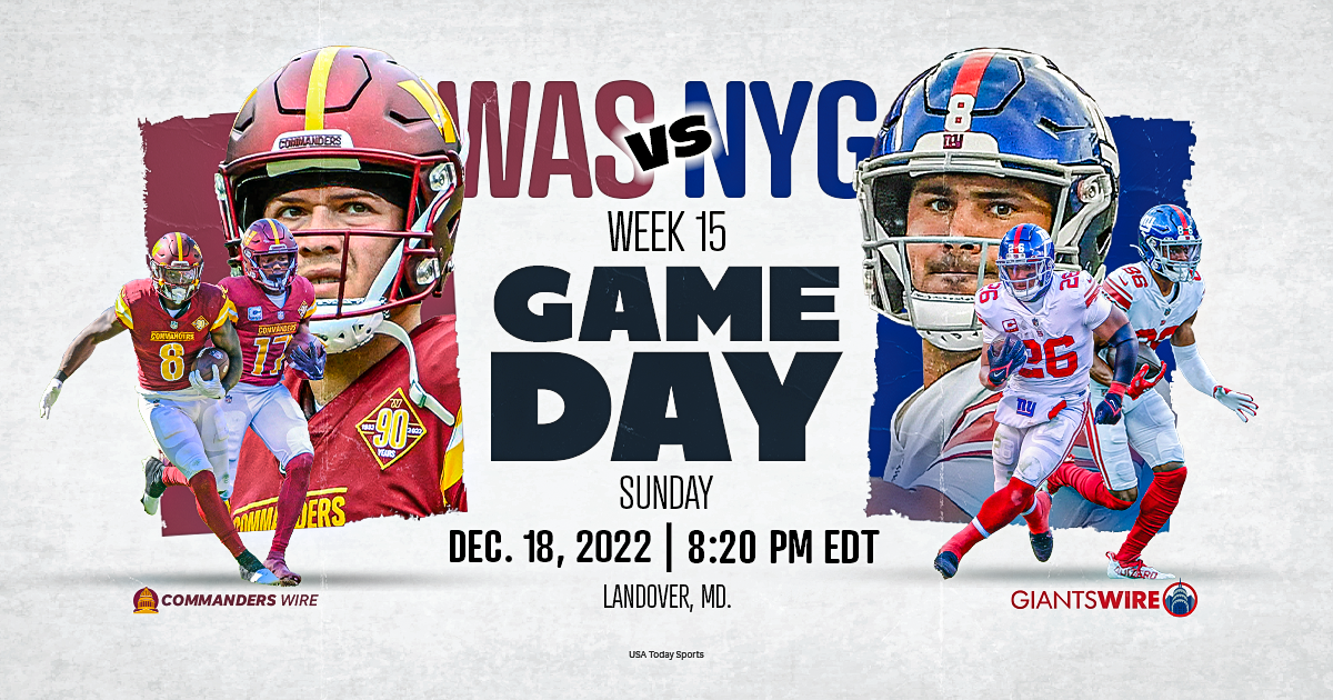 Giants vs. Commanders: Time, television, radio and…