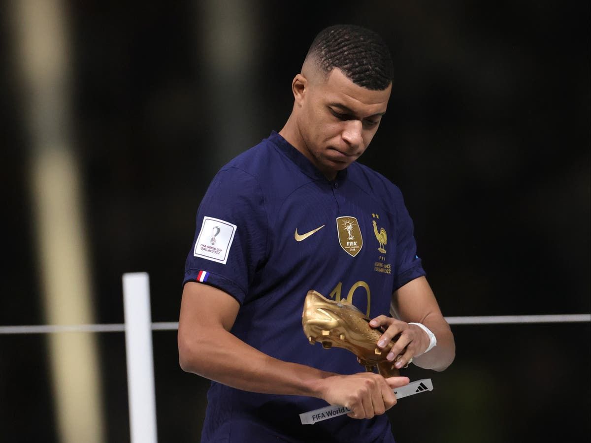 Kylian Mbappe wins World Cup Golden Boot award after…