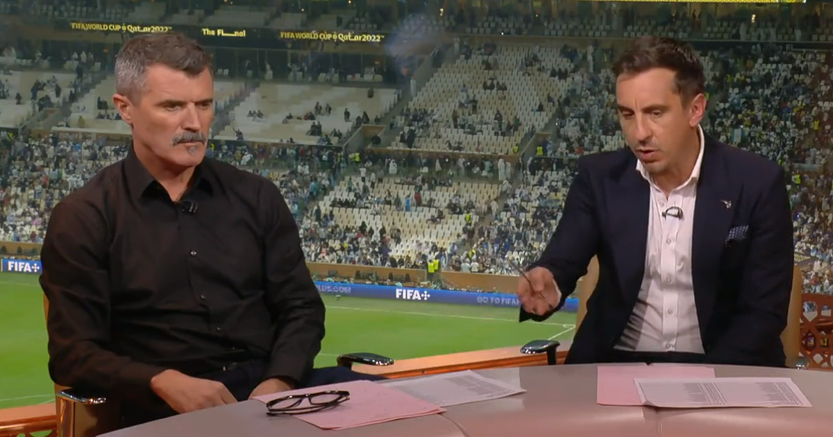 Manchester United icons Roy Keane and Gary Neville…