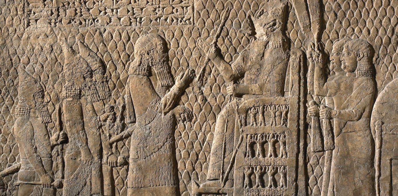 The 2,700-year-old rock carvings from when Nineveh was…