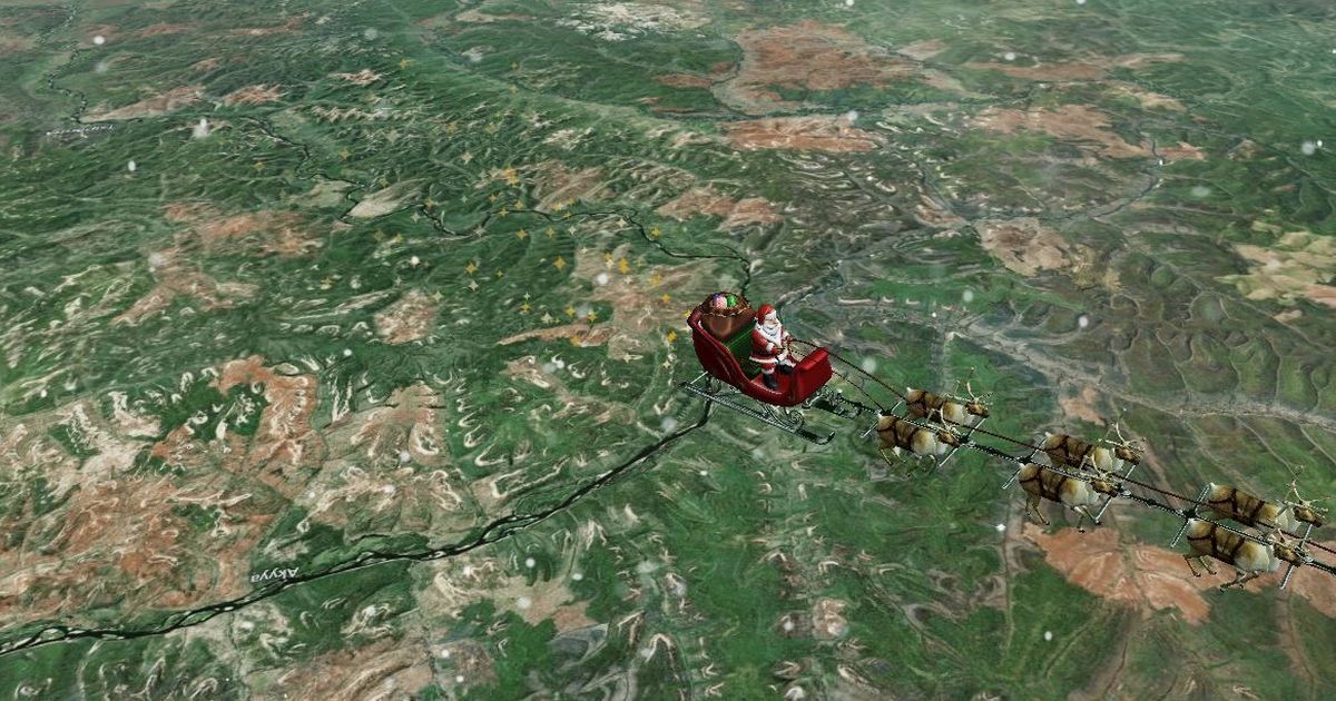 Official NORAD Santa Tracker shows when Father…