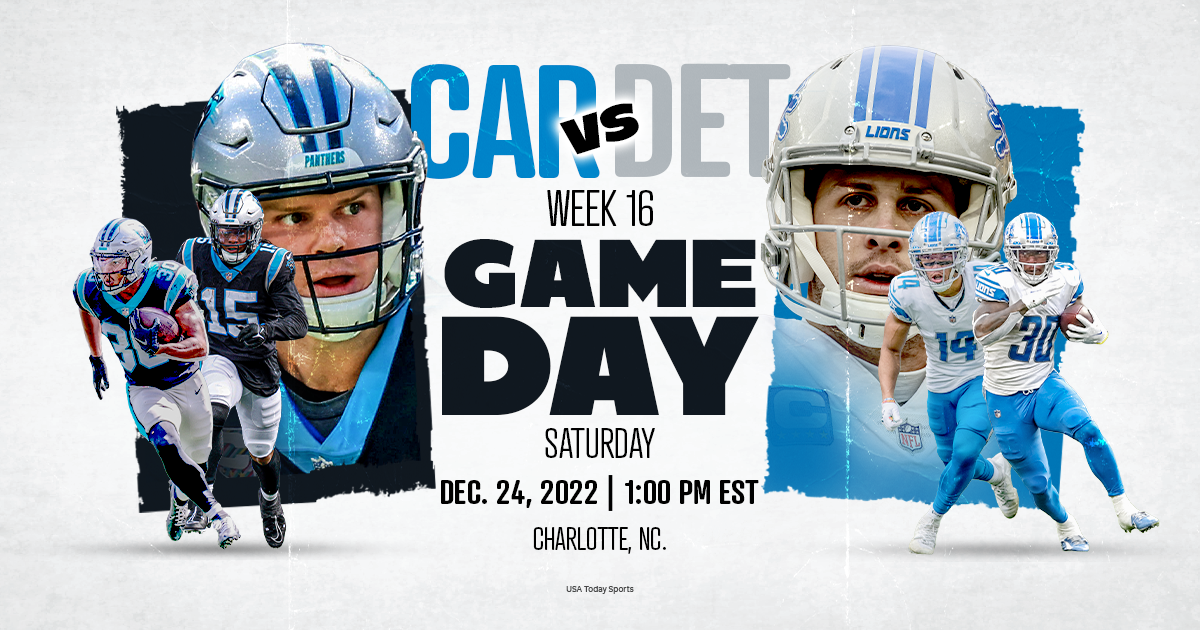 NFL games on TV today: Detroit Lions vs. Carolina…