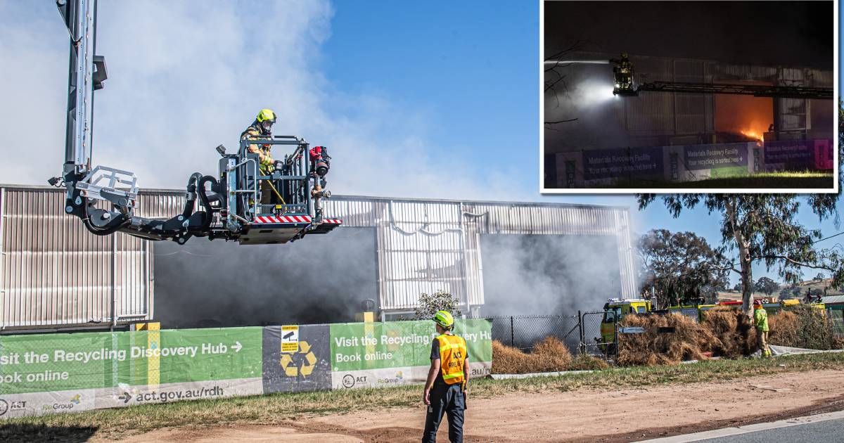 Huge setback for Canberra's recycling plans as…