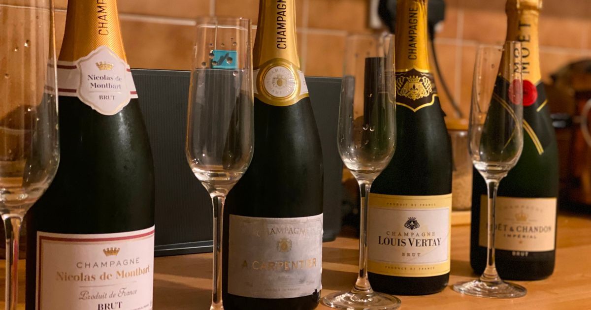 Moët and M&S champagne compared to Aldi and Lidl…