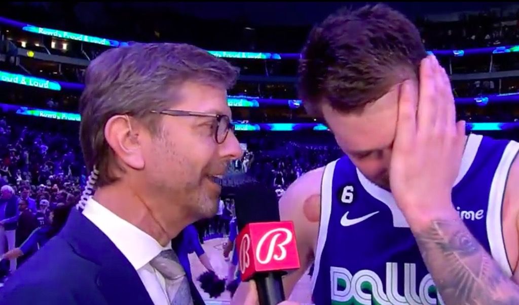 Luka Doncic saying he needed a ‘recovery beer’ after…