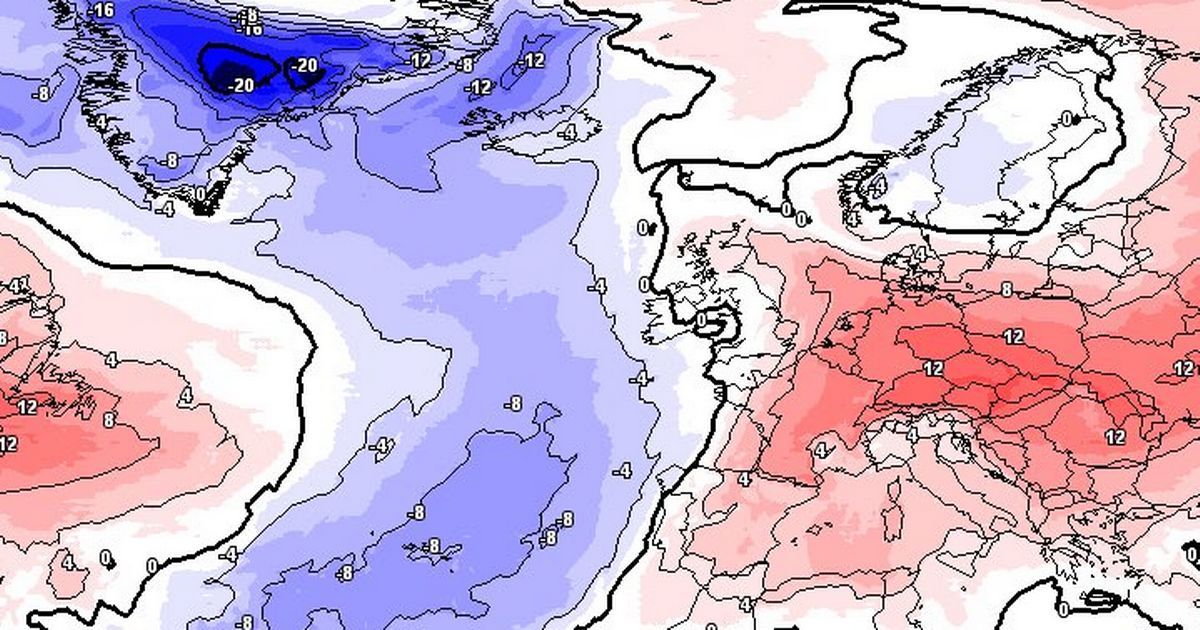 Weather map shows freezing US jet stream heading for…