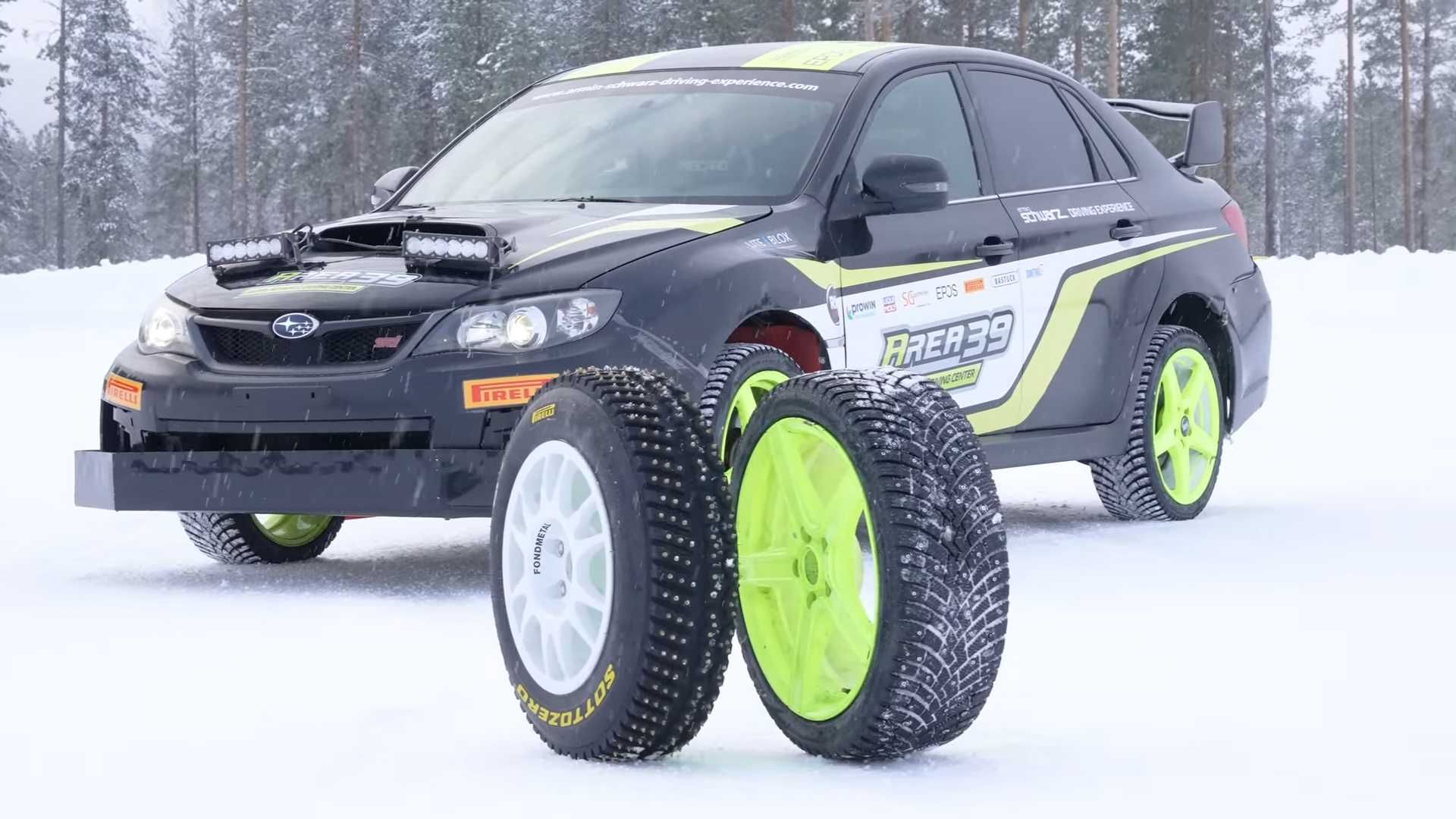 Studded Tire Comparo Shows Unbelievable Ice Grip With…