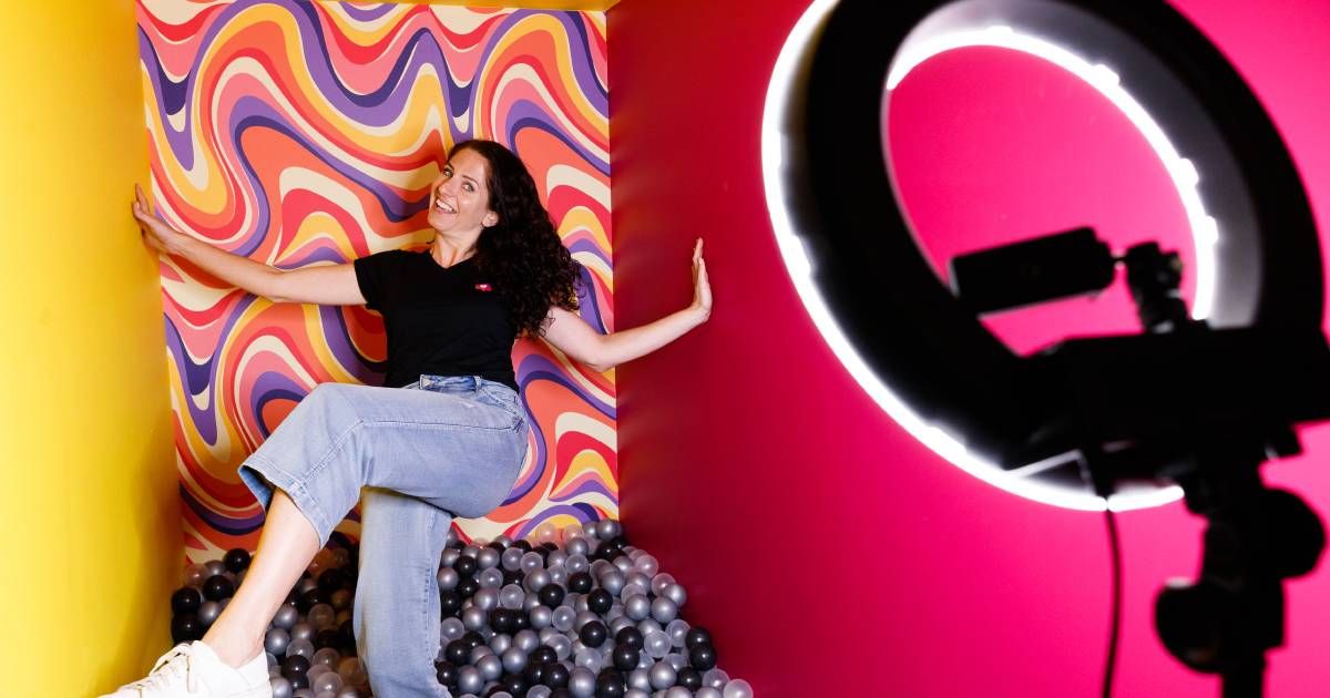 Framing something fun at Shameless Selfie Studio