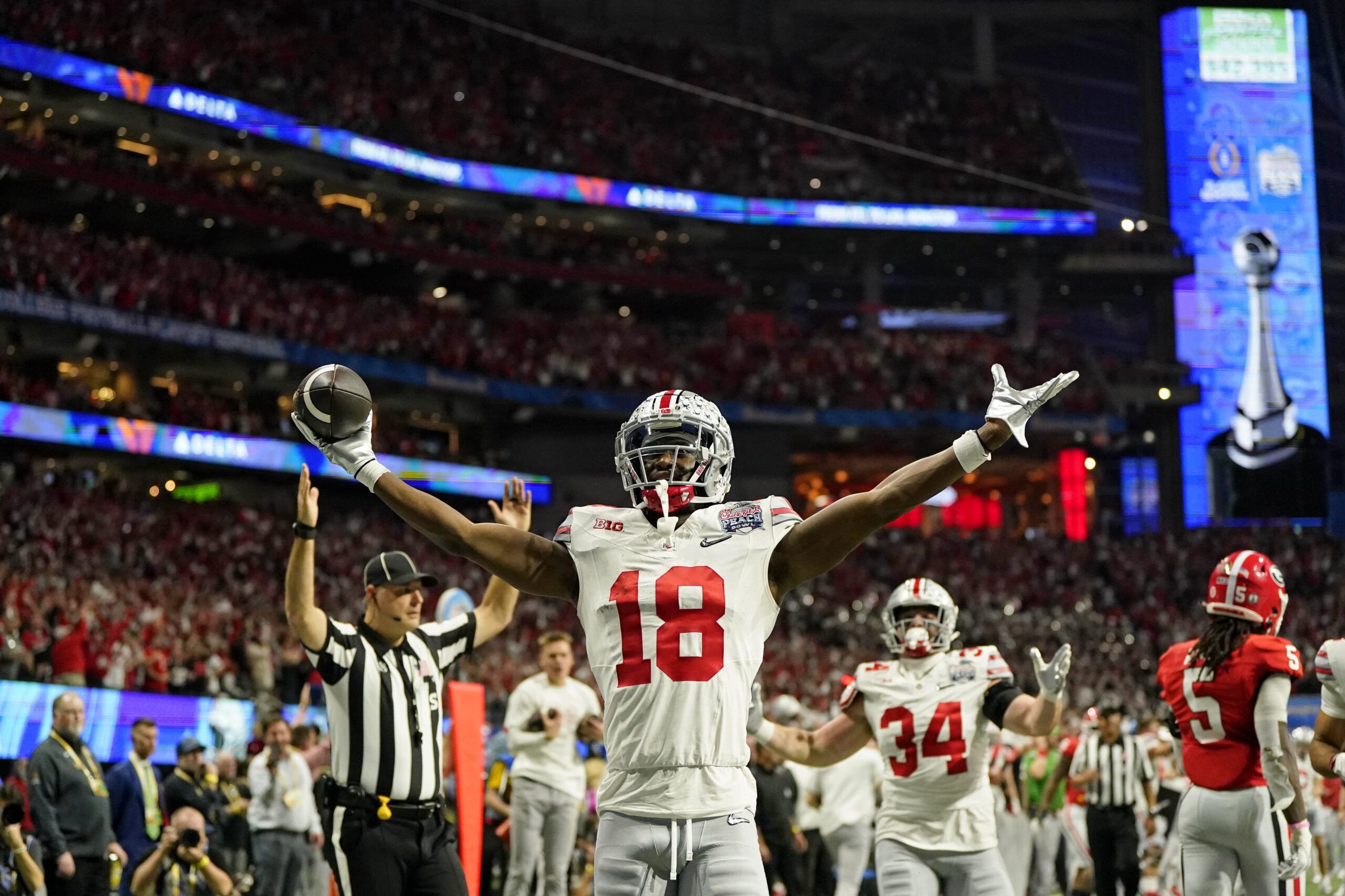 Ohio State answers Georgia’s 17-point surge with C.J.…