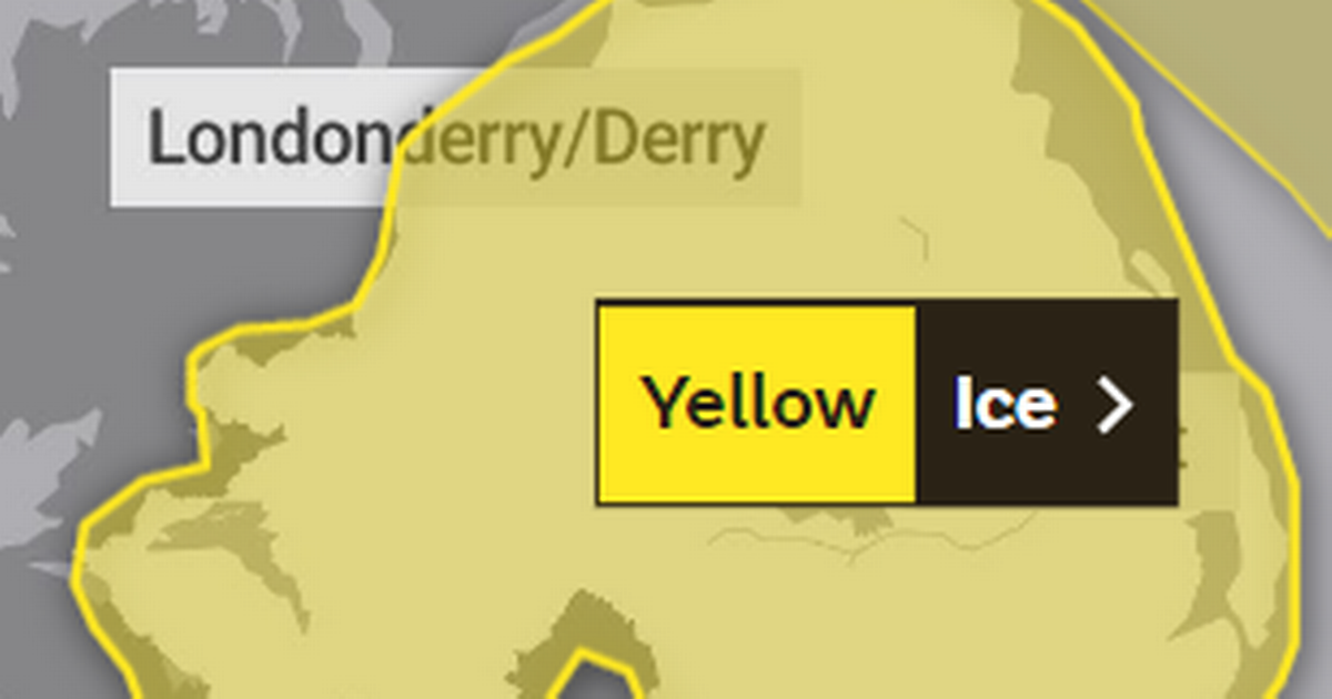 Northern Ireland weather: Yellow warning for ice…