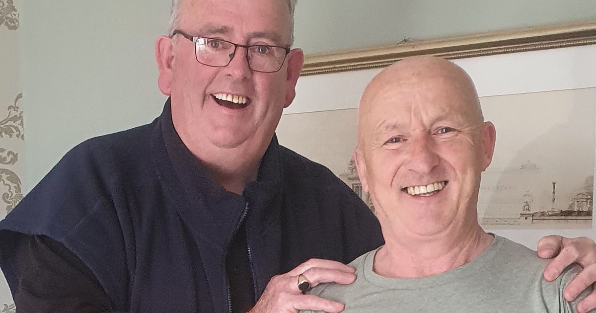 Joy as two childhood friends who suddenly lost contact…