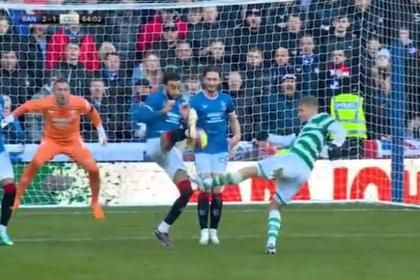 WATCH: VAR denies Celtic penalty against Rangers for…