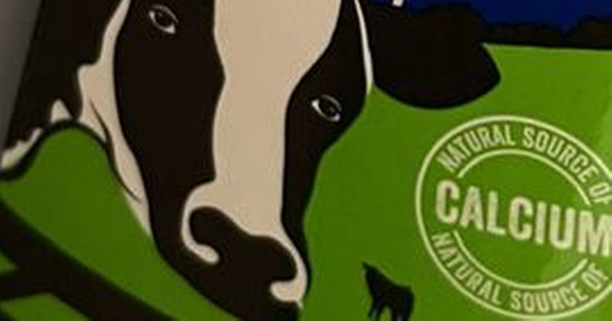 ASDA shoppers dumbfounded by image behind the cow on…