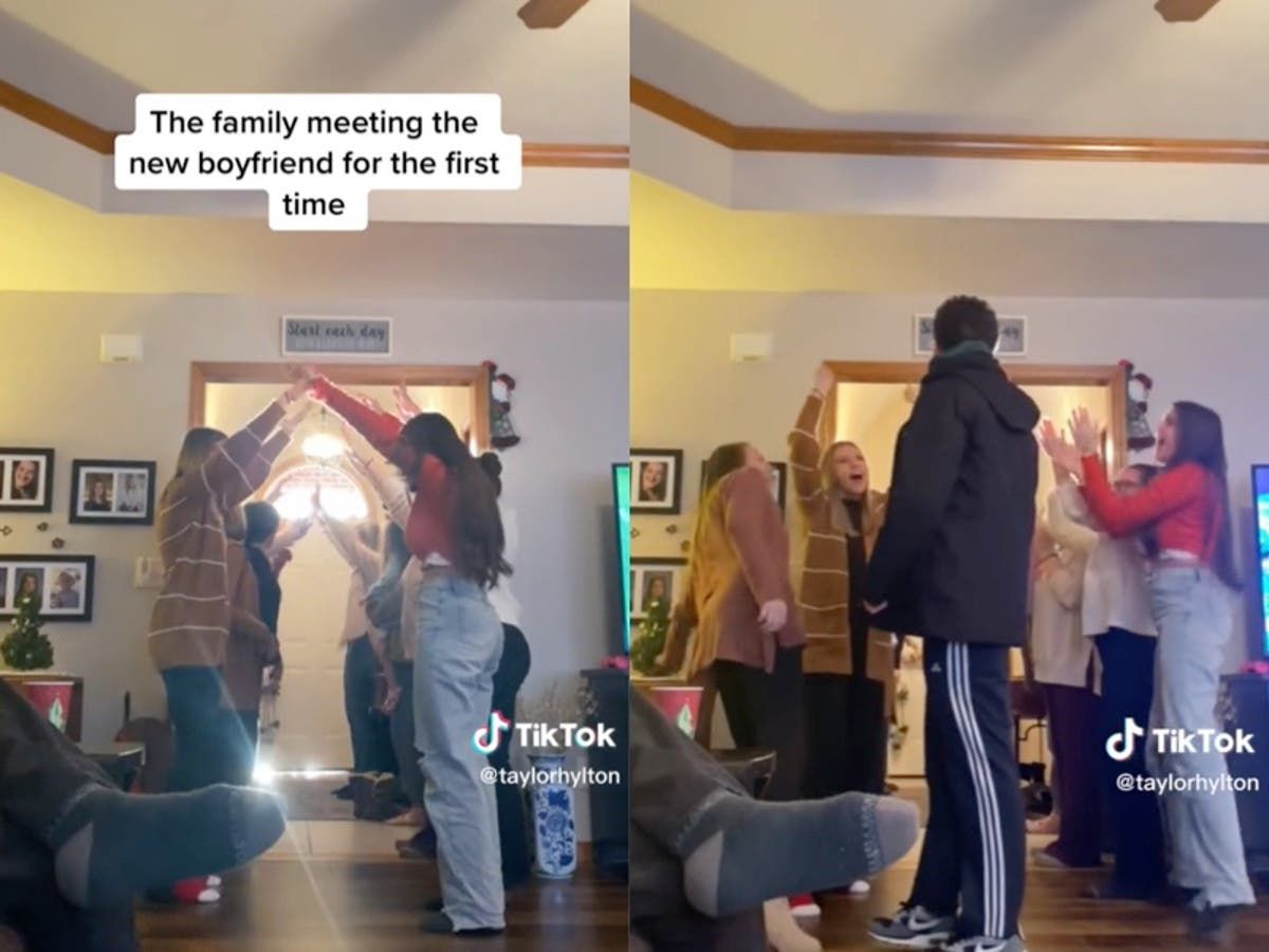 Family’s ‘embarrassing’ tradition for welcoming new…
