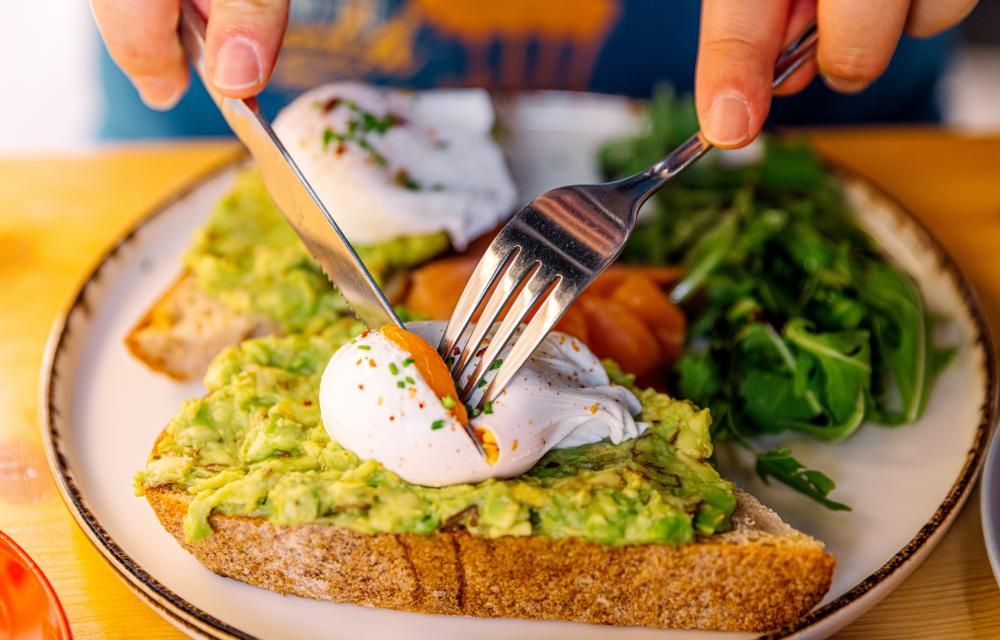 ‘Eight hours’ sleep! And you must eat breakfast!’ The…