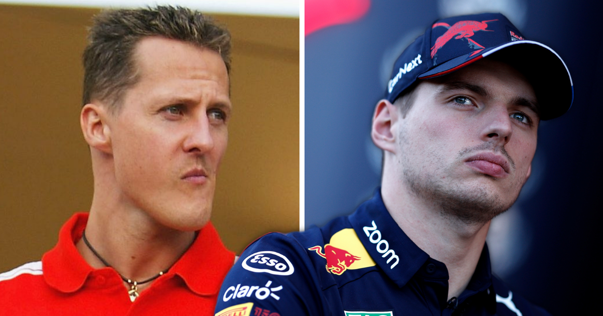 Max Verstappen and Michael Schumacher dominance…