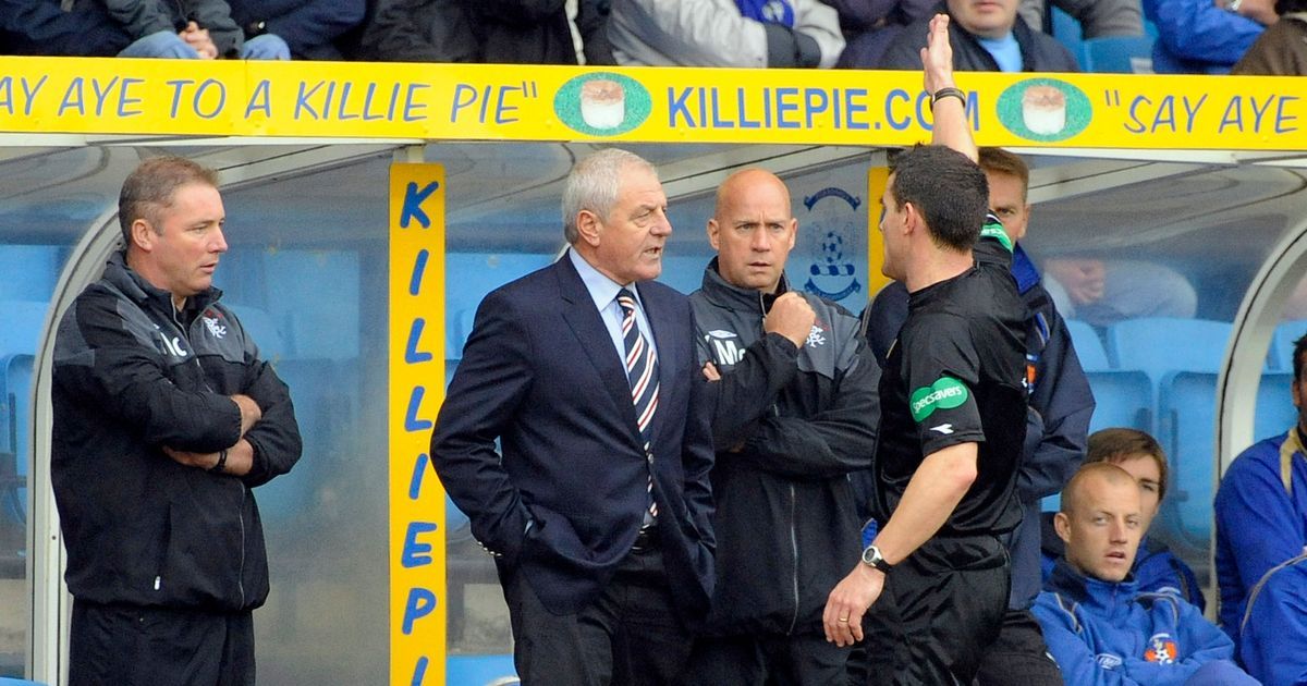 Walter Smith's hilarious Rangers red card as former…