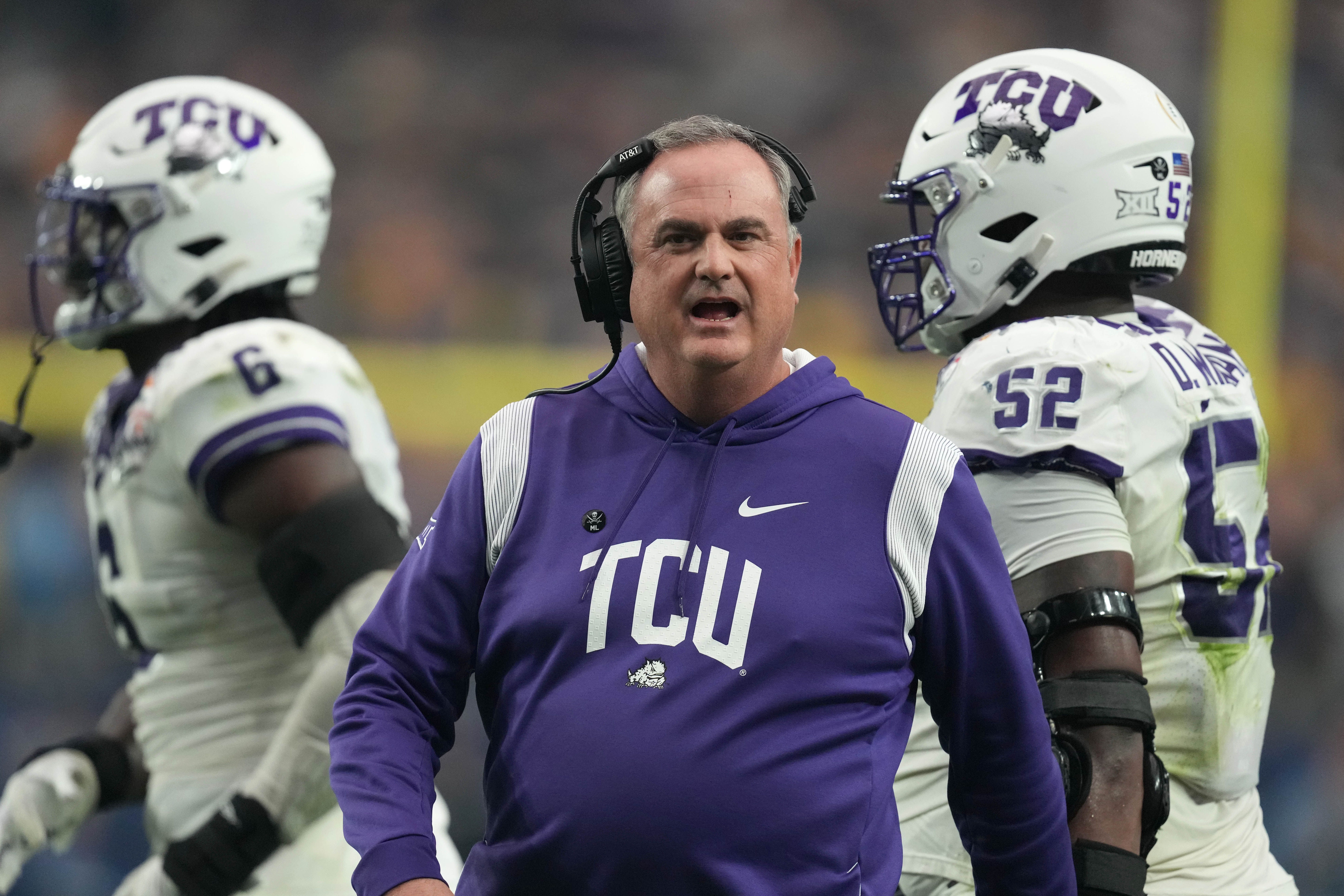 Who is TCU football’s head coach?