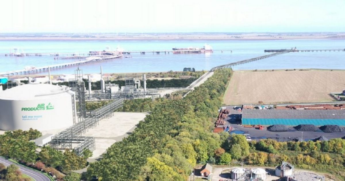 First images of how Immingham Green Energy Terminal…