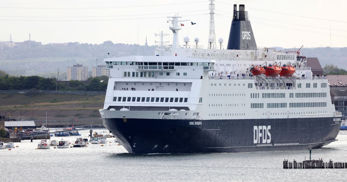 Newcastle to Amsterdam DFDS ferry timetable for 2023…