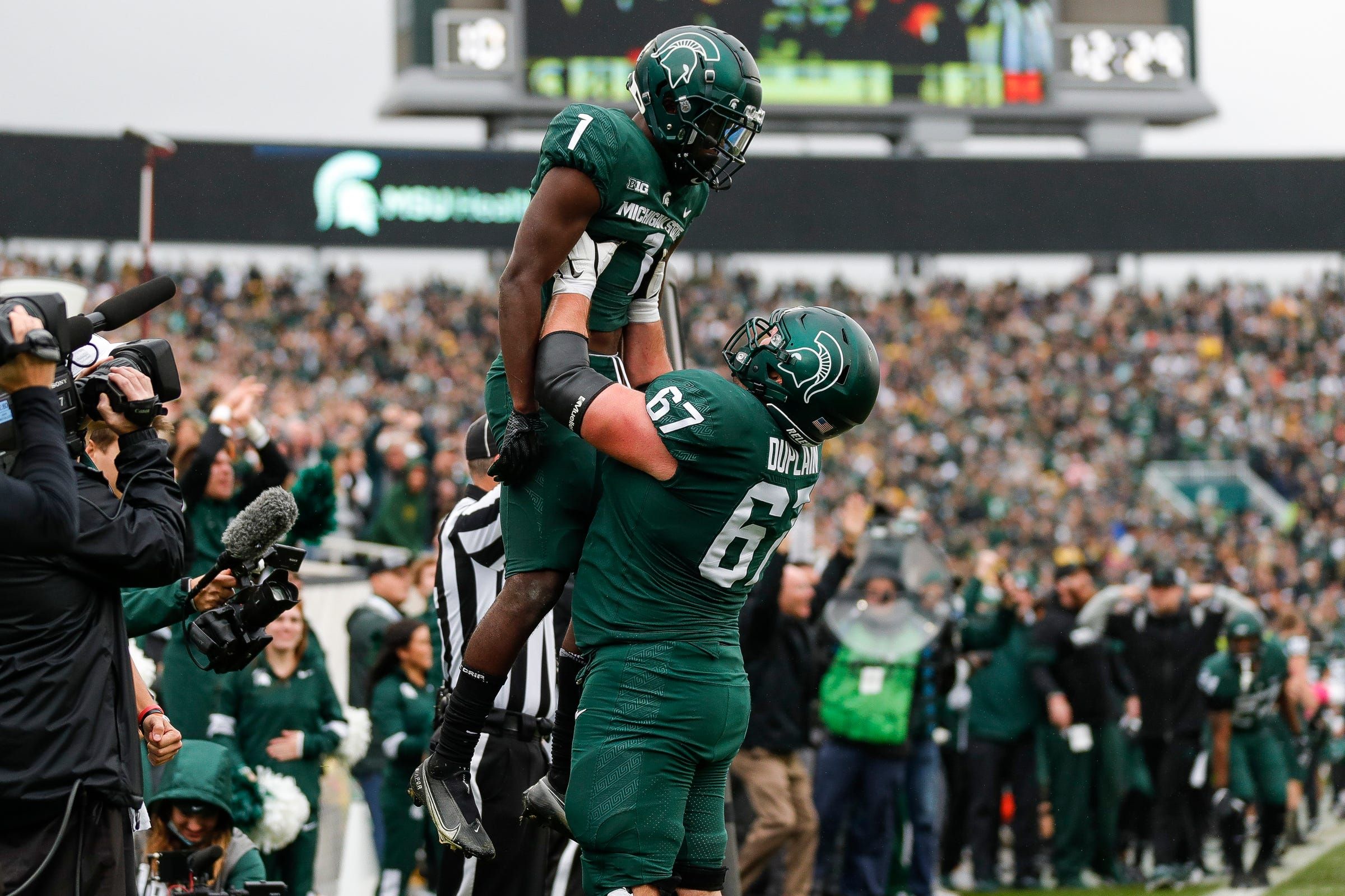 Michigan State OL J.D. Duplain confirms he’s returning…