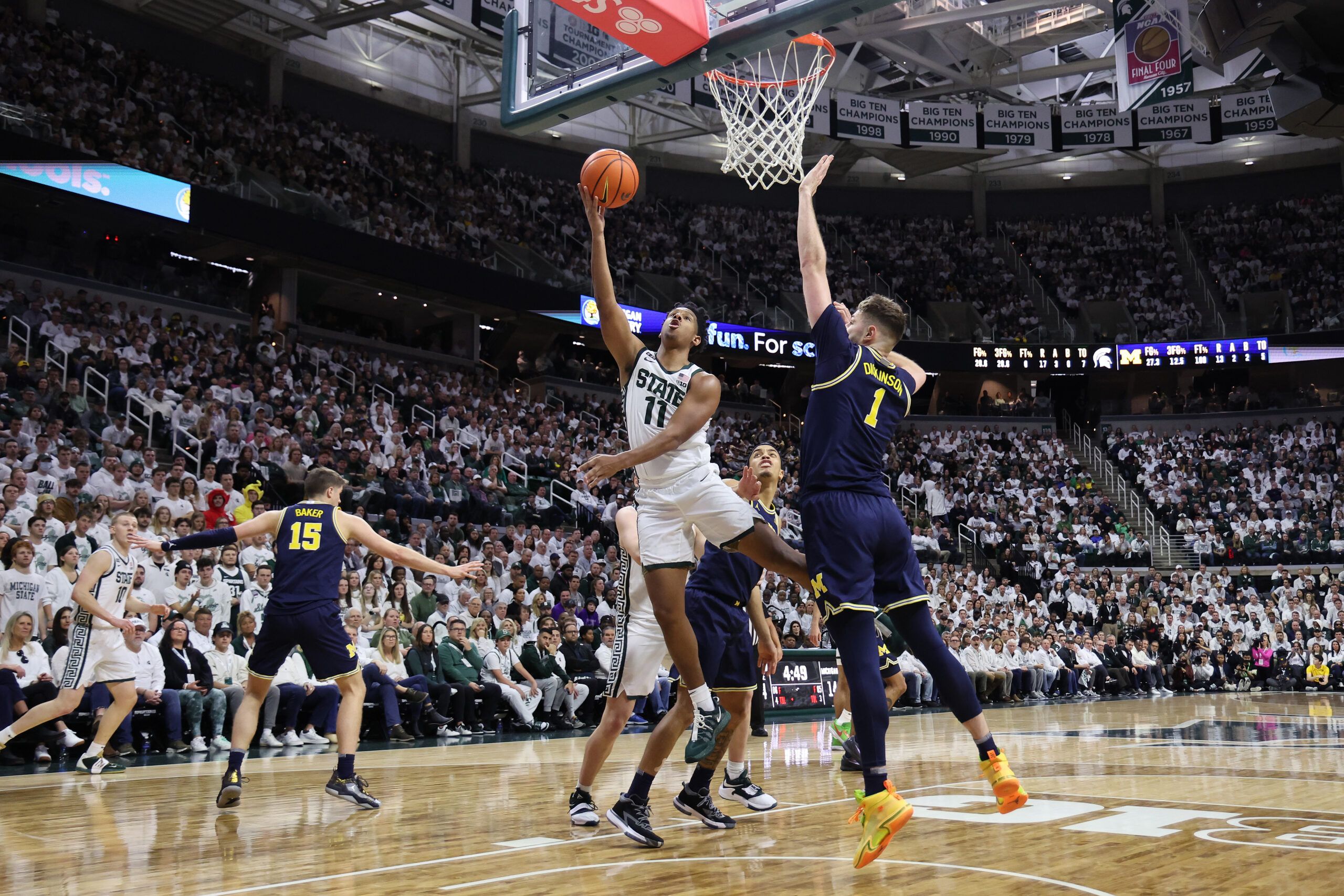 WATCH: UM basketball’s Hunter Dickinson talks MSU/UM…