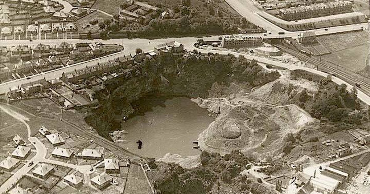 Incredible photo shows huge Edinburgh quarry that's…