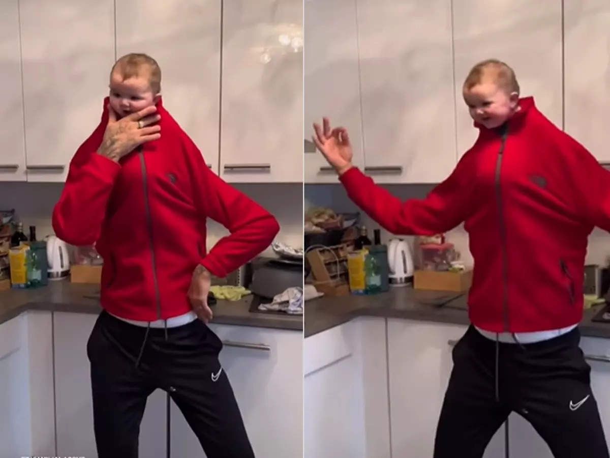 'Daddy of the year': Netizens hail this young dad for…